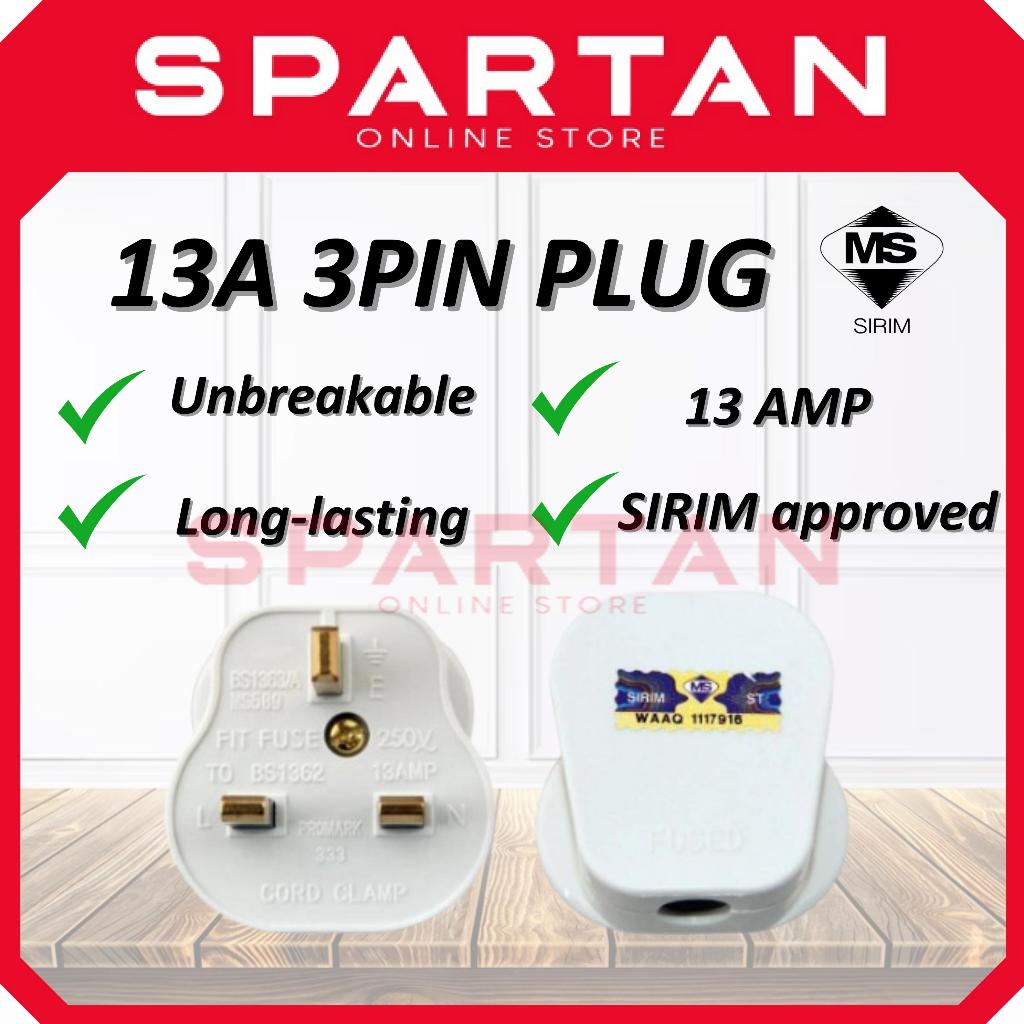 SIRIM 13A Plug Top 13A 3PIN PLUG 3 PIN PLUG 13APLUG PLUGTOP 13A 15A 20A ...