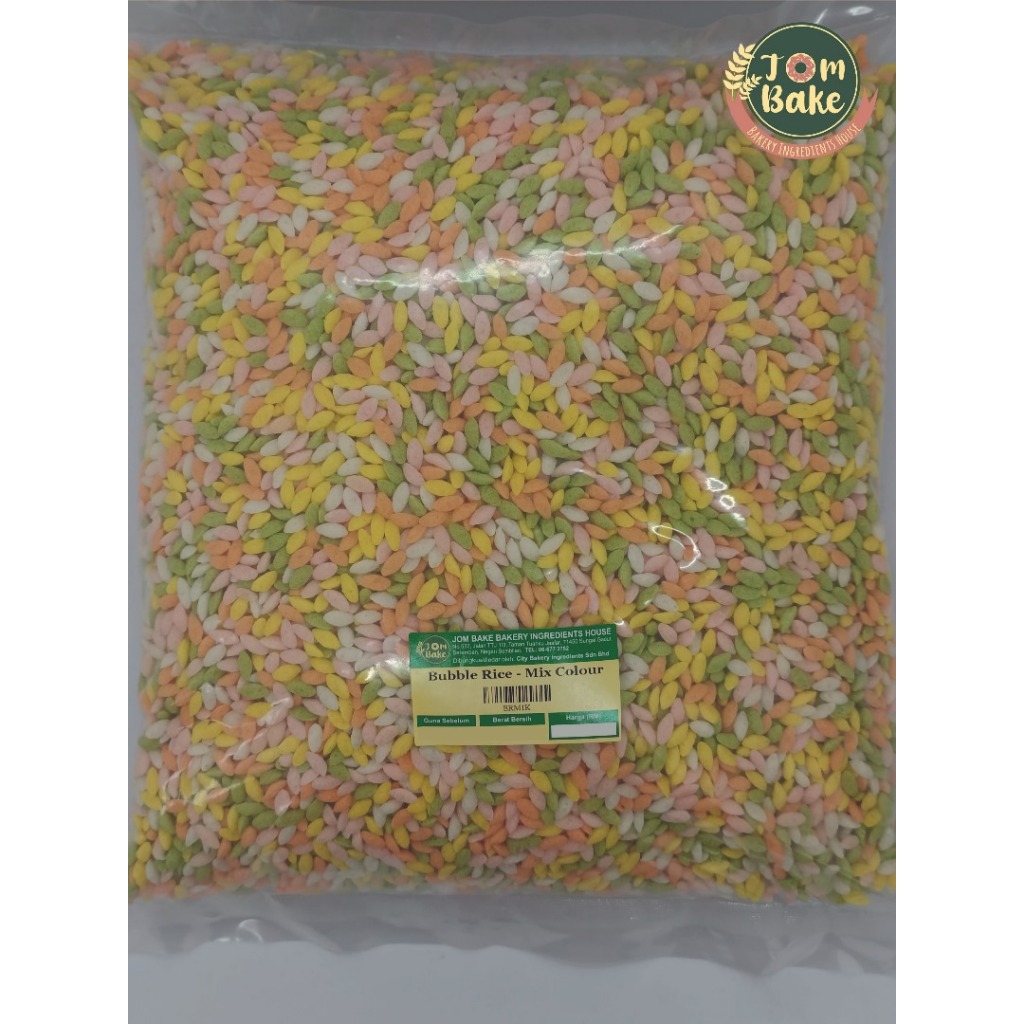 Bubble Rice Mix Colour (200g, 500g, 1kg) | Shopee Malaysia