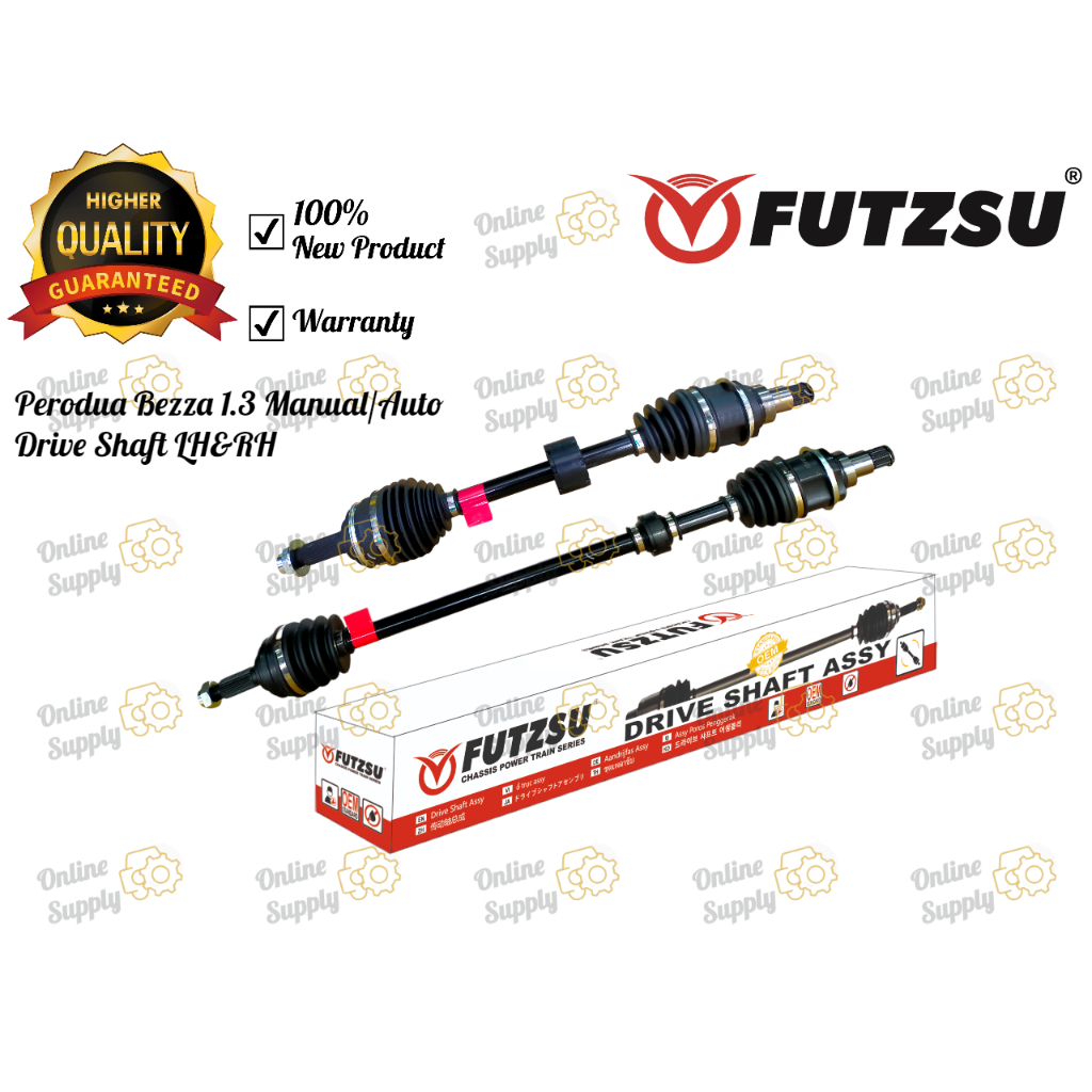 (Jaminan) Perodua Bezza 1.3 Manual/Auto Drive Shaft LH&RH (FUTZSU ...