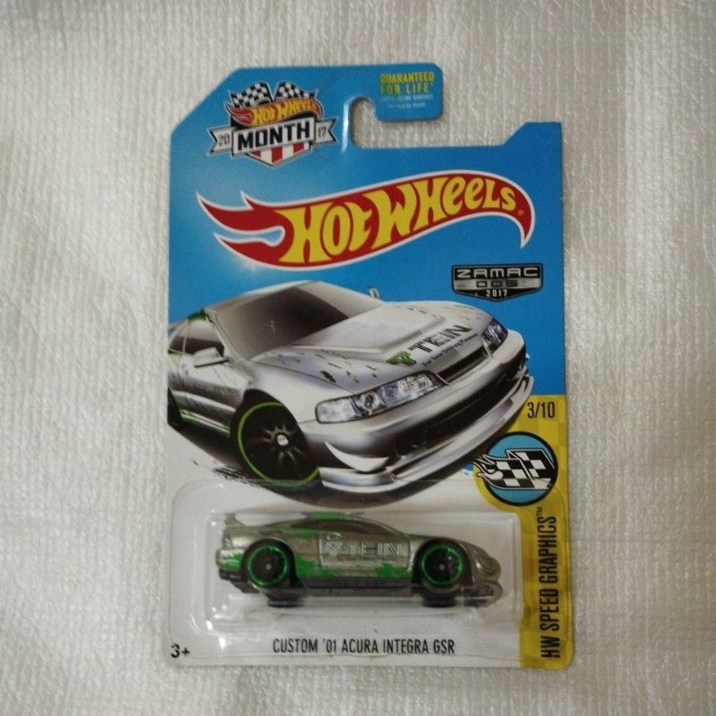 Hot Wheels Custom '01 Acura Integra GSR Honda Zamac Exclusive 2017 HW ...