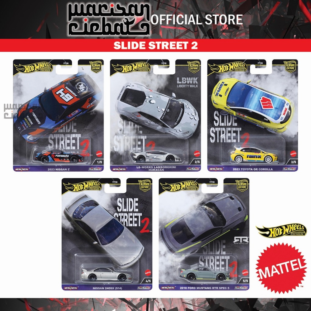 Hot Wheels Premium 2024 Slide Street 2 | Shopee Malaysia