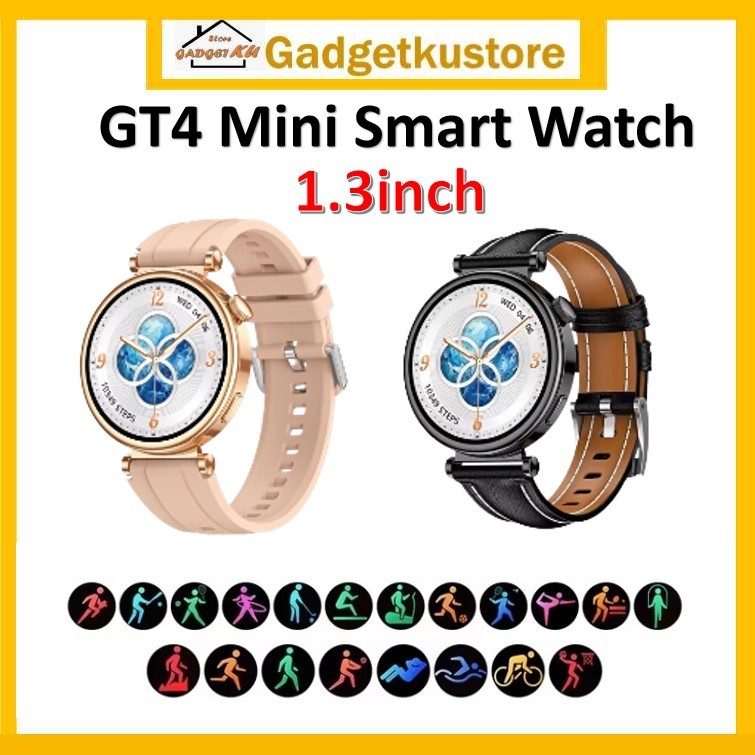 GT4 mini smart watch 41mm Long Battery Life BT Call Health More Dial ...