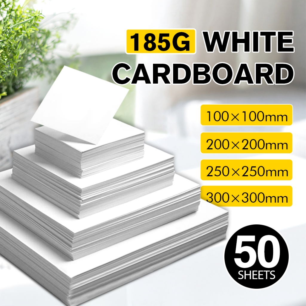【White Cardboard Paper】White Cardstock Paper, Printer Paper for Cards ...