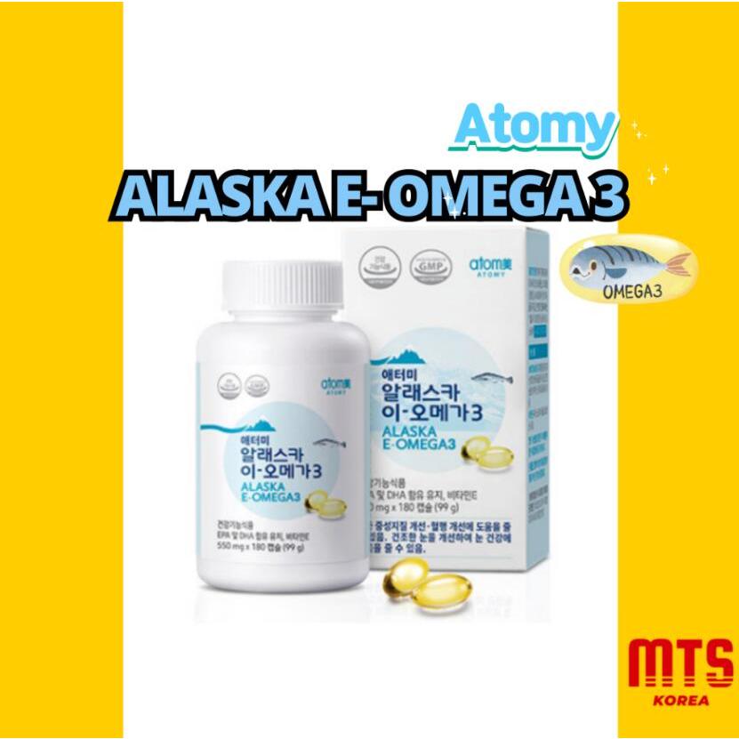 Atomy Alaska E-Omega 3 艾多美 阿拉斯加深海 鱼油 (180 softgel/bottle) | Shopee Malaysia