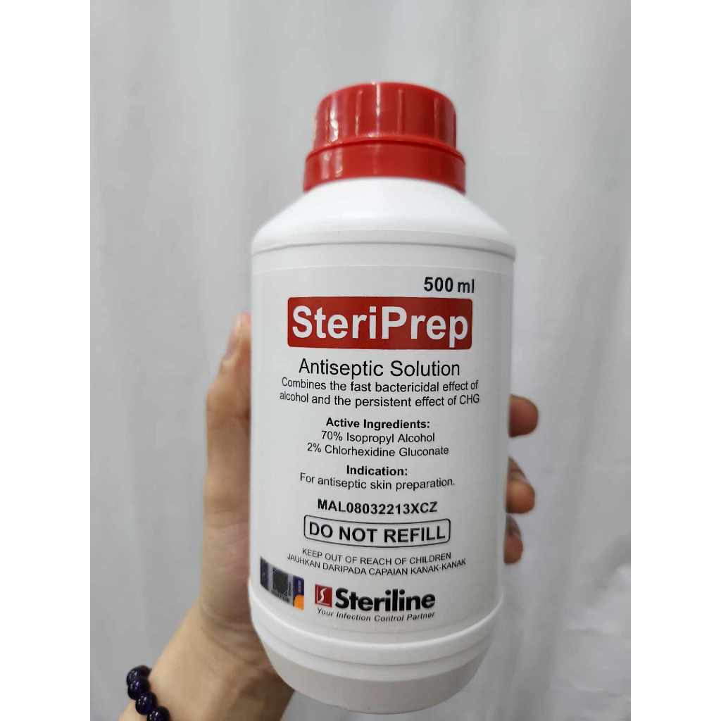 STERIPREP ANTISEPTIC SOLUTION 500ML/BOT | Shopee Malaysia