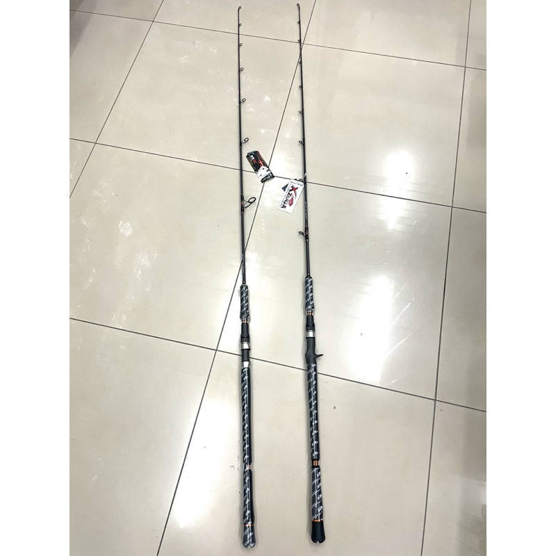 XZOGA LION KING 6'3kaki 6kaki pe1-3 pe2-4 pe3-5 bc/spinning rod fuji one piece | Shopee Malaysia