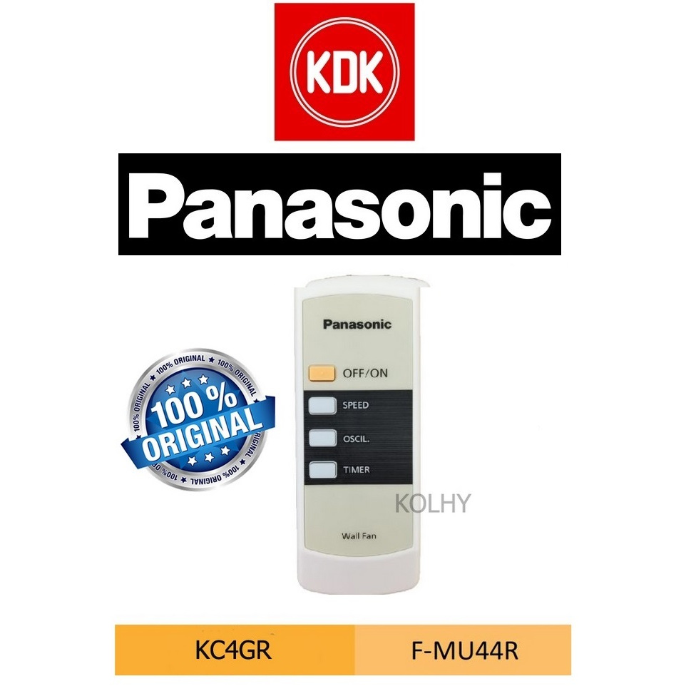 Panasonic F-MU44R KDK KC-4GR Wall Fan Remote Control | Shopee Malaysia