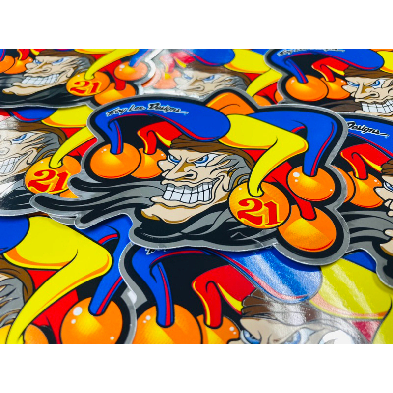 TLD JOKER ORIGINAL Chrome Effect Sticker NOS USA RARE | Shopee Malaysia