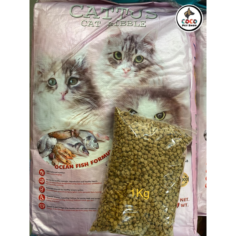 Cattus Cat Food (Ocean fish formula) 1Kg | Shopee Malaysia