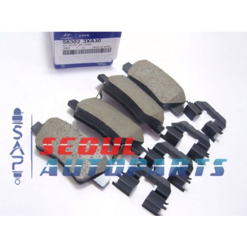 BRAKE PAD - REAR = Rio UB & K2 & Rio YB / CRT K3 & OTM K5 / Veloster ...