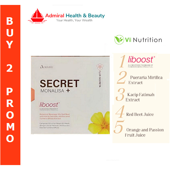 Vii Nutrition Secret Monalisa+ With Liboost (10 Sachets x 10g) for ...