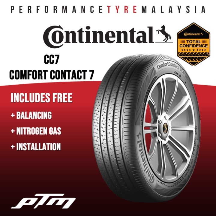 13 14 15 16 inch Continental ComfortContact 7 CC7 Tyre (FREE ...