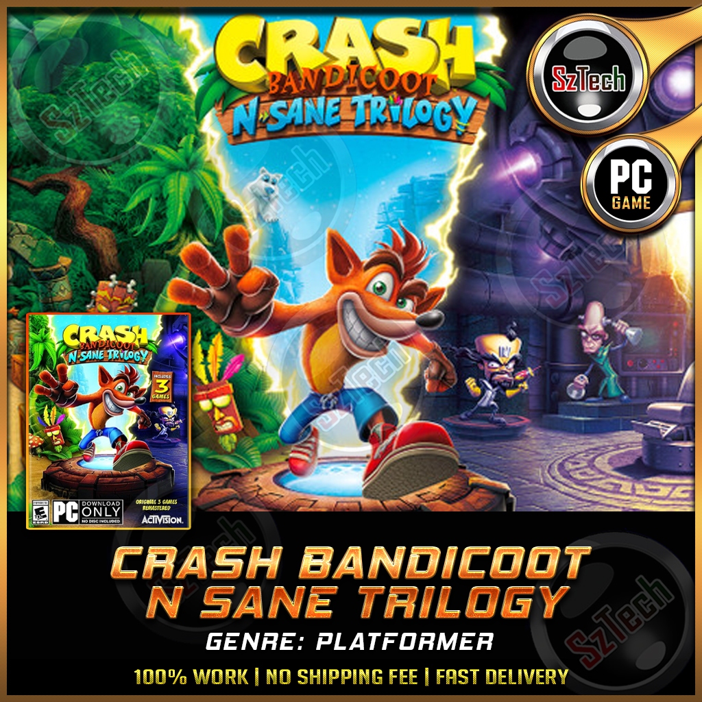 Crash Bandicoot N Sane Trilogy [PC\LAPTOP GAME]🔥[ DIGITAL DOWNLOAD]🔥 ...