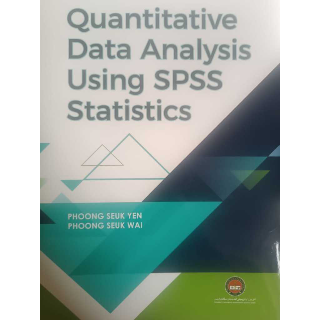 QUANTITATIVE DATA ANALYSIS USING SPSS STATISTICS | Shopee Malaysia