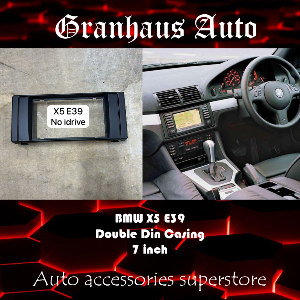 BMW X5 E39 7 inch Double DIn Android Casing Radio Casing | Shopee Malaysia