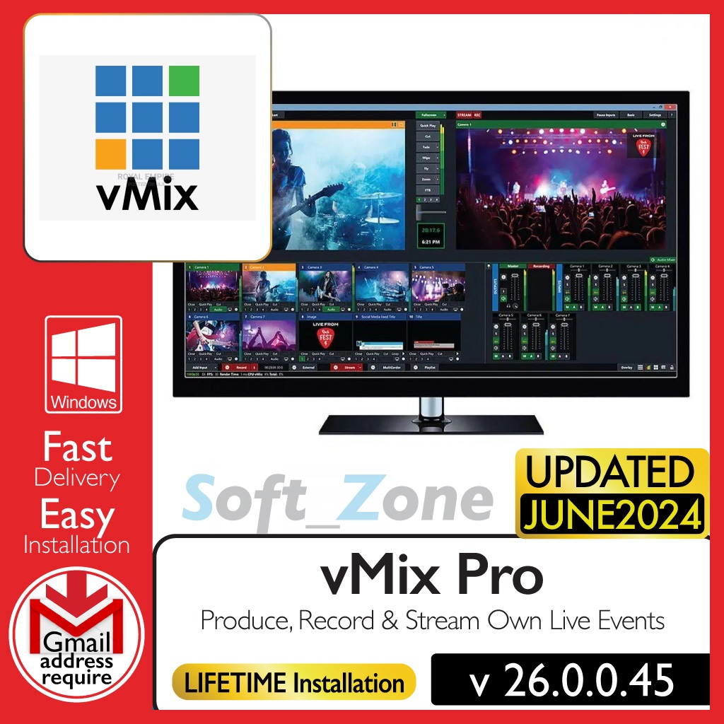 vMix Pro 26.0.0.45 - Produce, Record & Stream Own Live Events | Windows ...