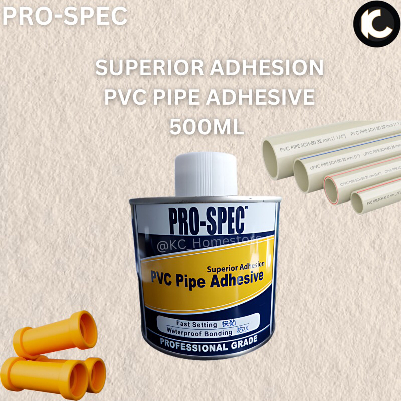 PRO-SPEC PVC PIPE ADHESIVE 500ML | Shopee Malaysia