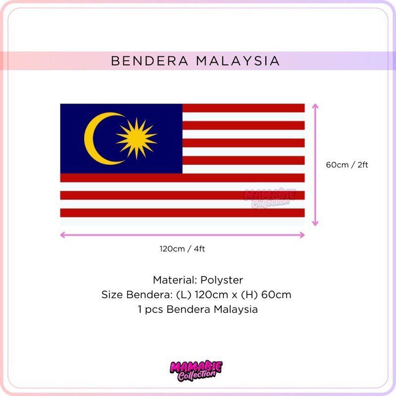 Bendera Malaysia & Negeri Flag Merdeka Kit Handfan Kipas Tangan Bunga ...