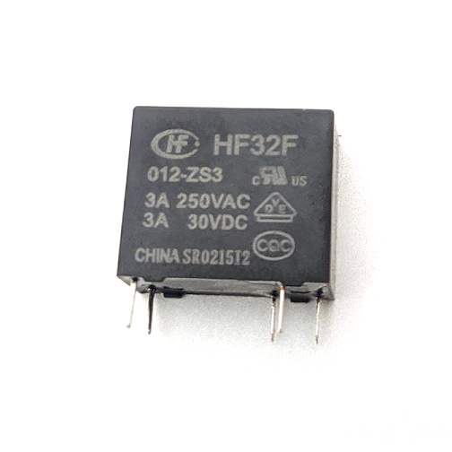 Hongfa HF32F 012-ZS3 12VDC 5-Pin 3A 250VAC 30VDC HF-32F PCB Subminiature Intermediate Power ...