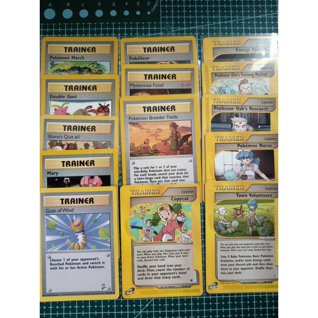 POKEMON VINTAGE TCG CARD TRAINER COLLECTION!! RARE!! English!! | Shopee ...