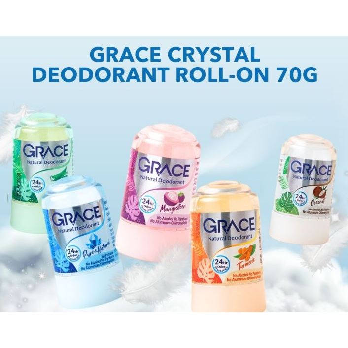 Grace Natural Deodorant Roll-on 70G 24Hours Protection | Shopee Malaysia