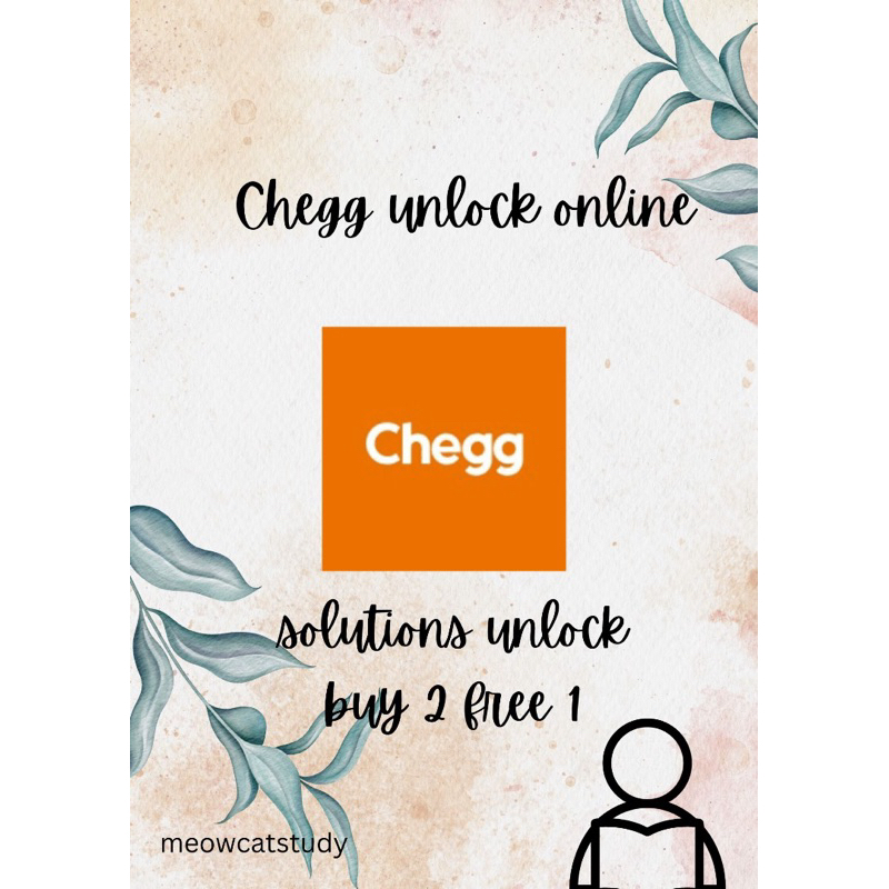 Chegg unlock / Document 24/7 | Shopee Malaysia