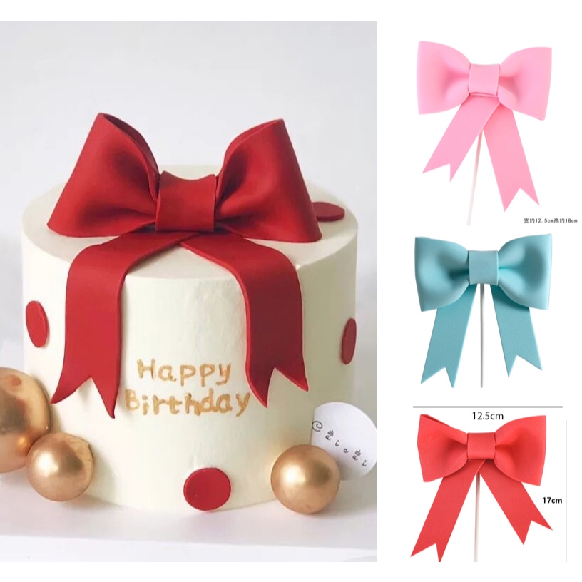 【READY STOCK】 - Ribbon Cake Topper & Decoration / Birthday Party Baby ...