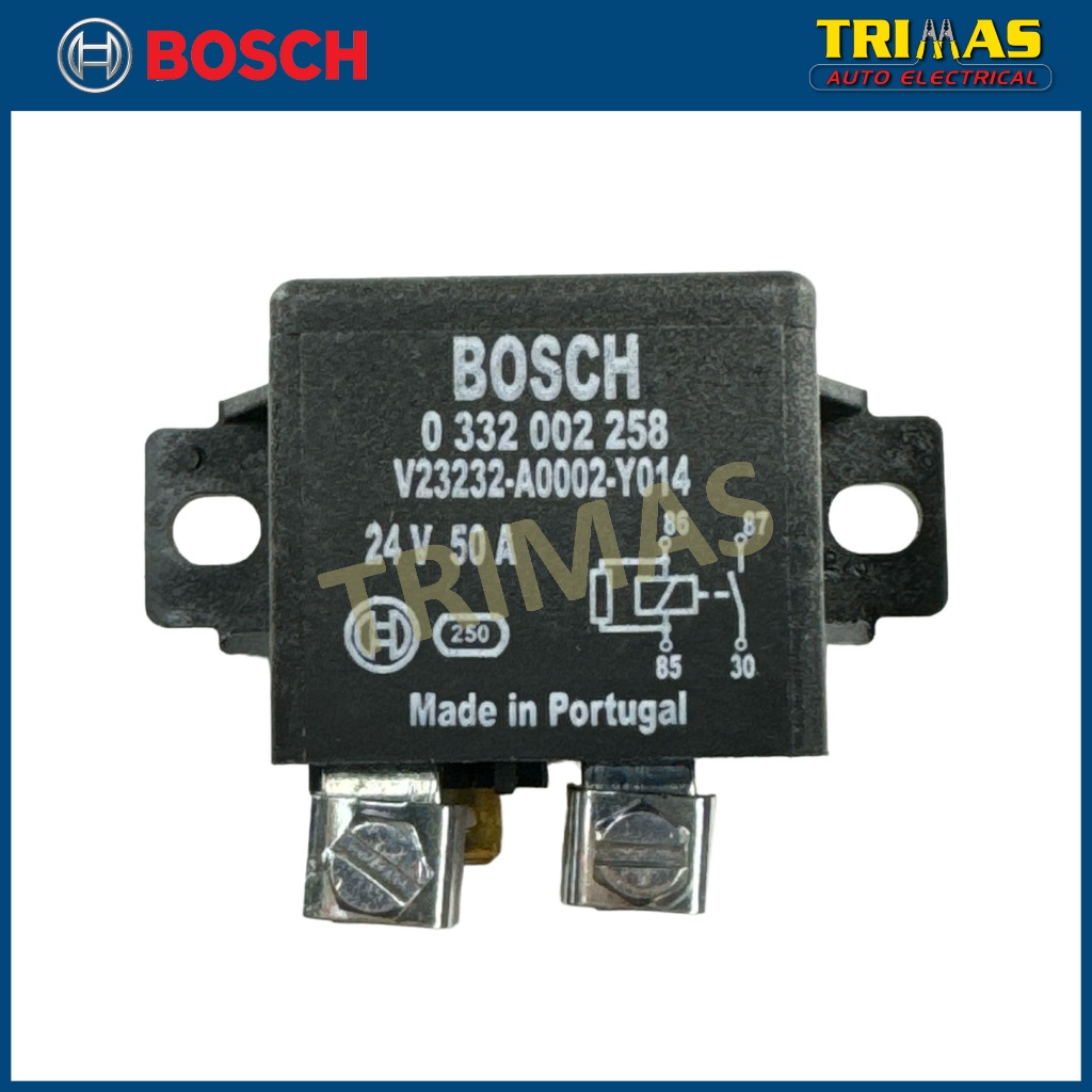 TRIMAS Original Bosch 0332002256 24V DC 50A Power Relay Made in ...