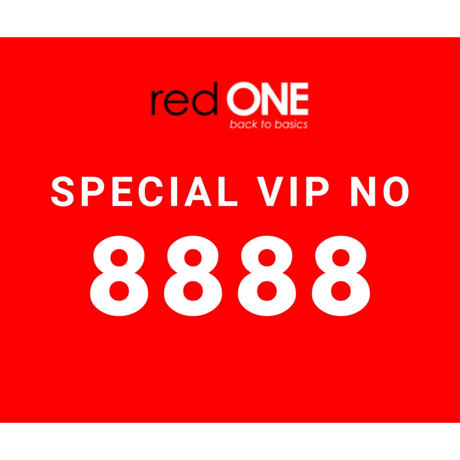 VIP NO 8888 redONE | Postpaid | New Number | Nice Number | 5G | Celcom ...