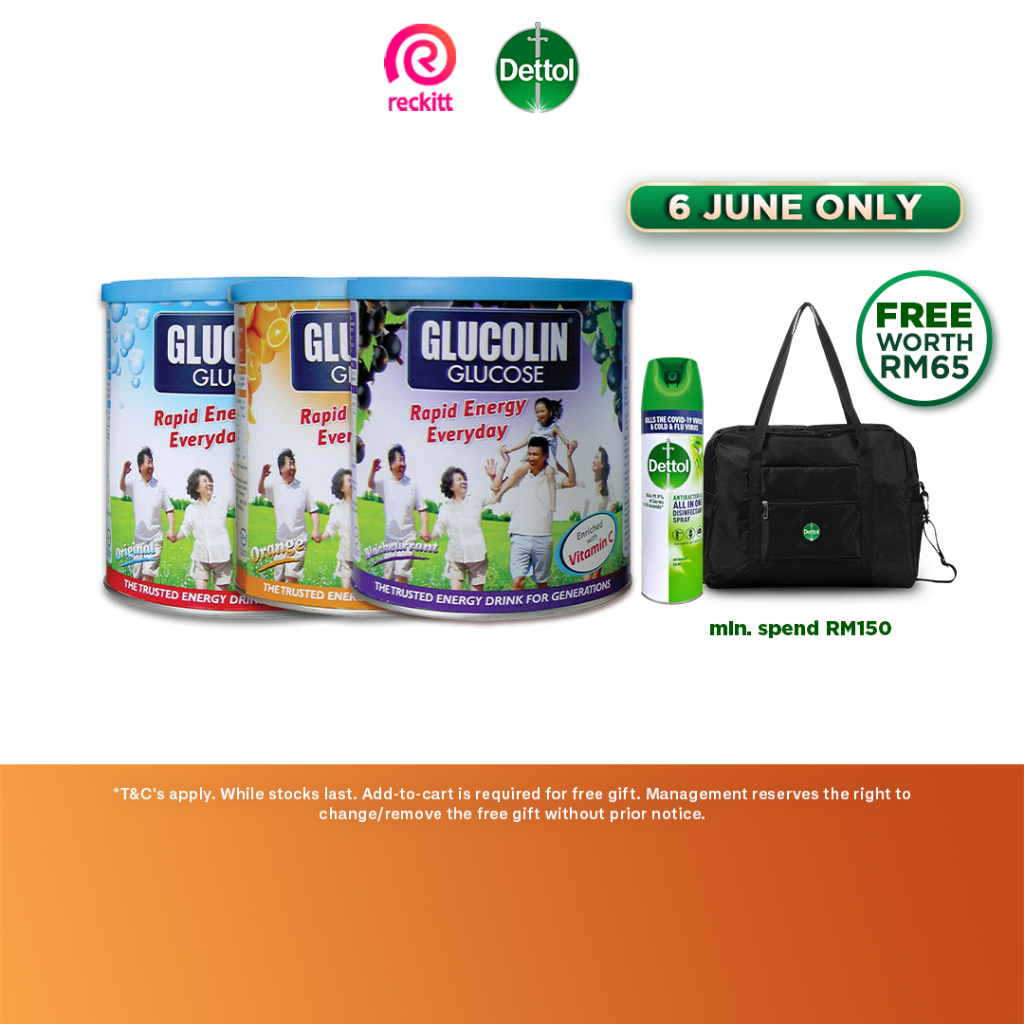 Glucolin Glucose Energy Drink 420g Triple Pack | Shopee Malaysia