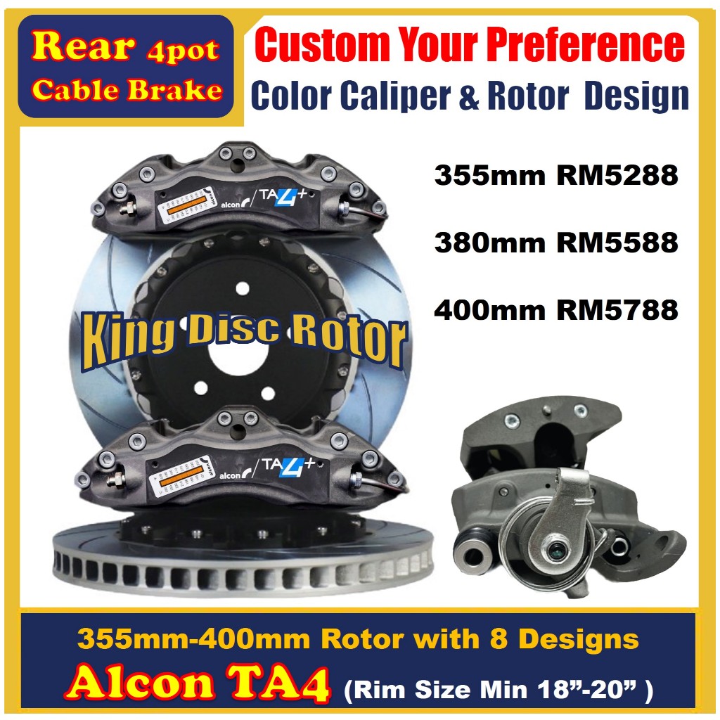 Brembo AP Racing Endless Akebono Alcon Caliper 4pot 6pot F40 F50 18Z ...