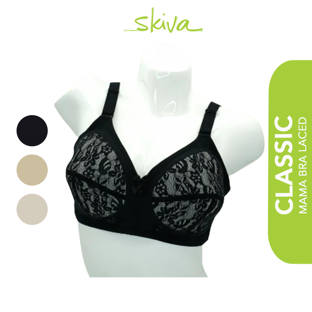 SKIVA Hot Selling Classic Mama Bra Laced (01-1034) | Shopee Malaysia