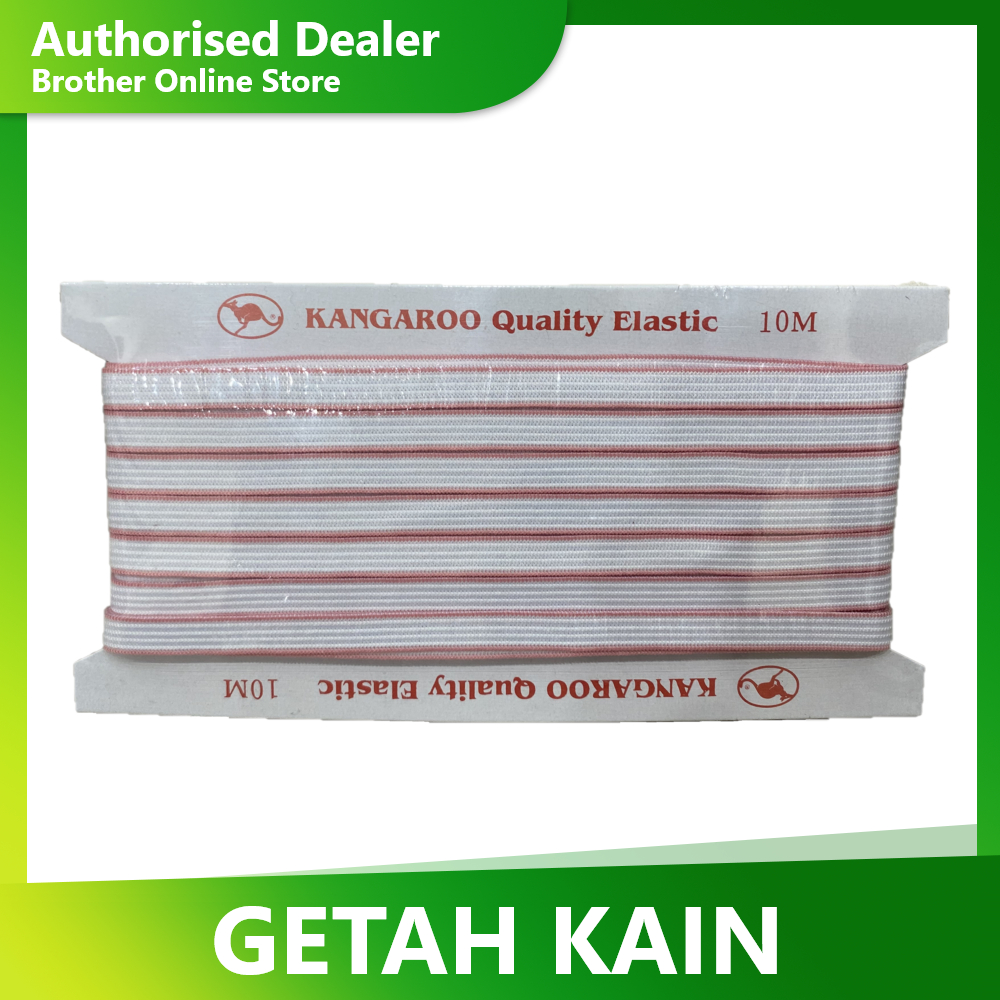 🔥READY STOCK🔥 Kangaroo Quality Elastic / Red Line Elastic Tape / Getah ...