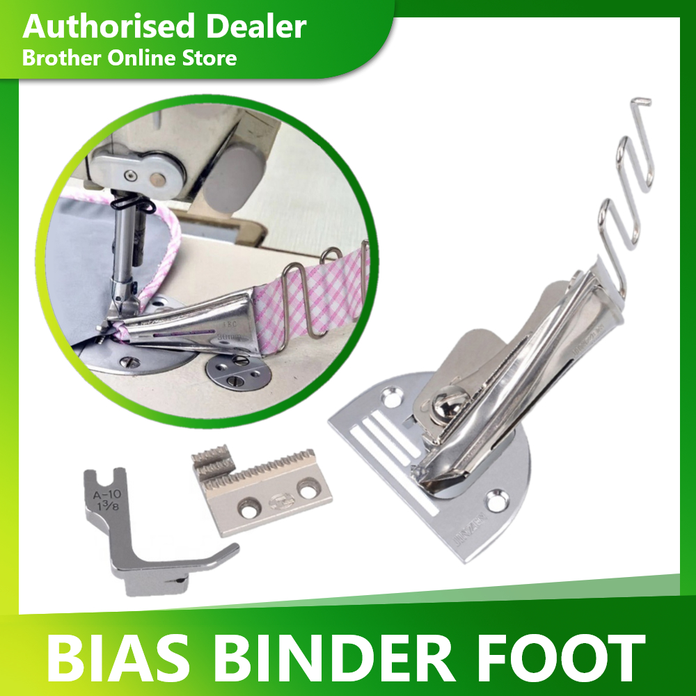 A10 Bias Binder Foot Industrial Sewing Machine / Tapak Mesin Jahit ...
