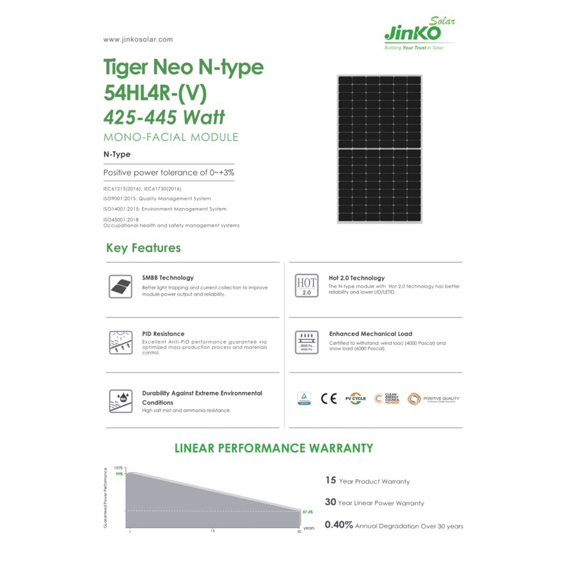 Jinko solar panel 440w | Shopee Malaysia