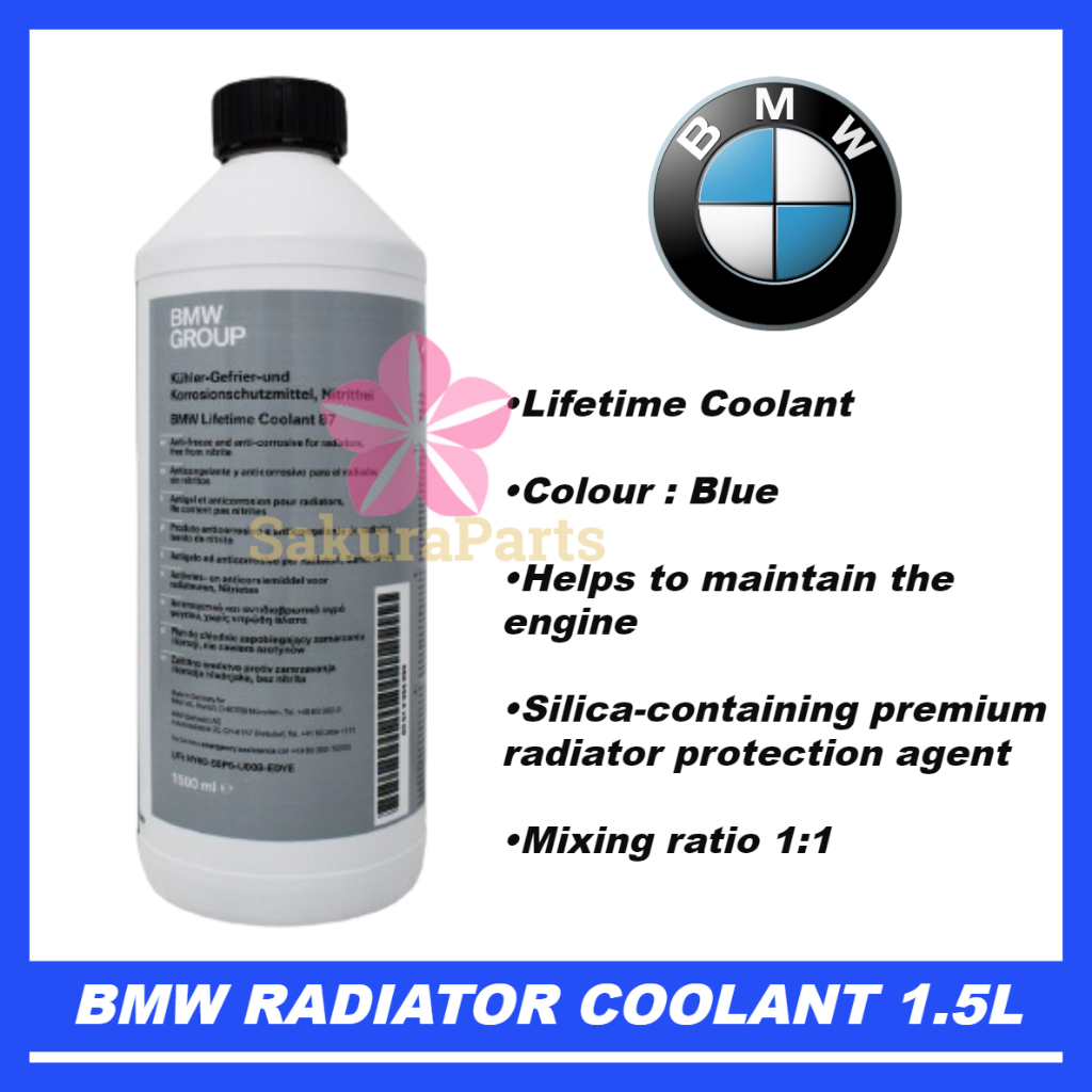 BMW Lifetime Radiator Coolant for BMW / MINI 1.5L (100% ORIGINAL ...