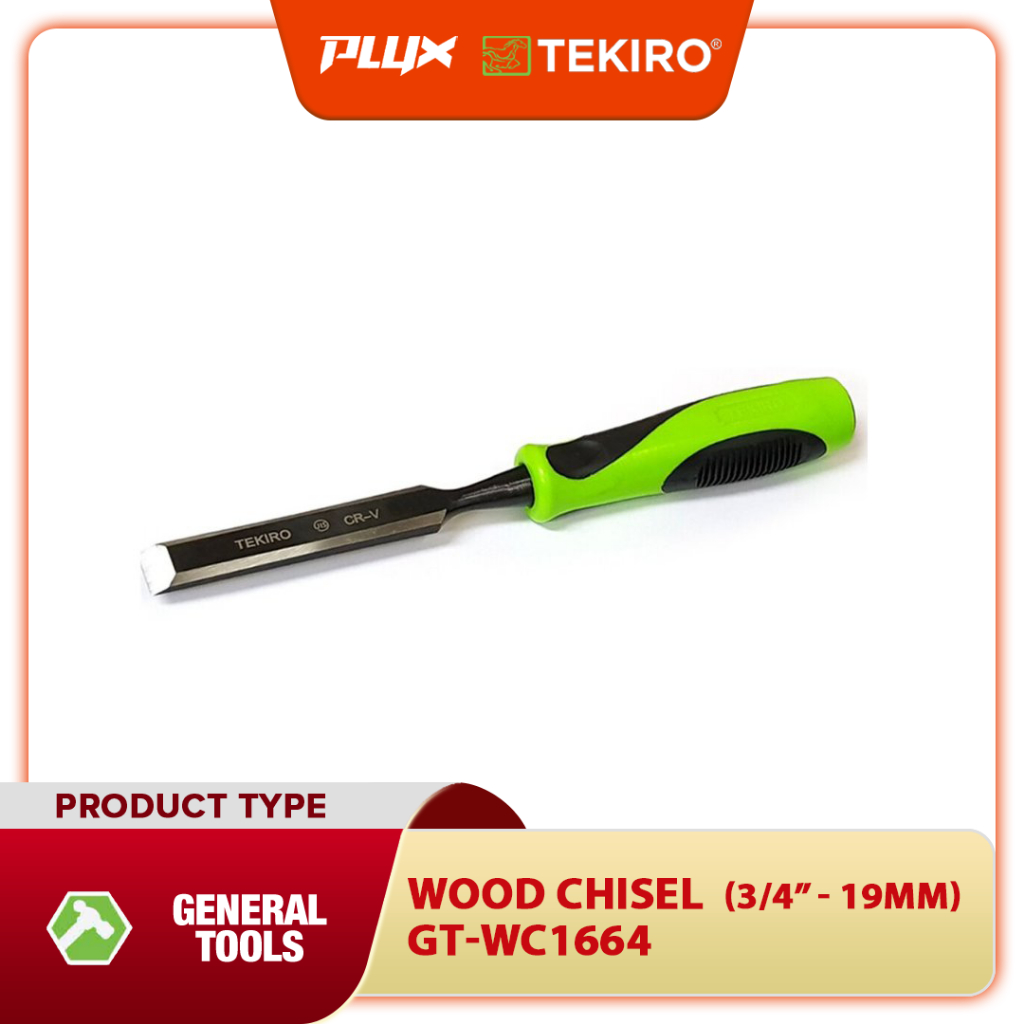 TEKIRO WOOD CHISEL 3/4" INCH (19 MM) (GT-WC1664) | Shopee Malaysia