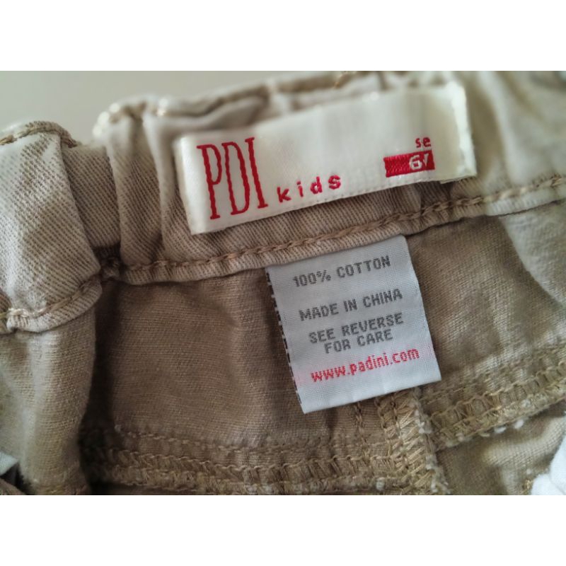 (Preloved)PDI Kids Khaki Boys 6y | Shopee Malaysia