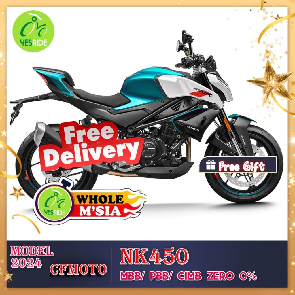 CFMOTO NK450 New Model 2024 | Shopee Malaysia