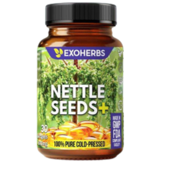 Exoherbs Nettle Seed Plus Original HQ Supplement Capsule Softgels 30 ...