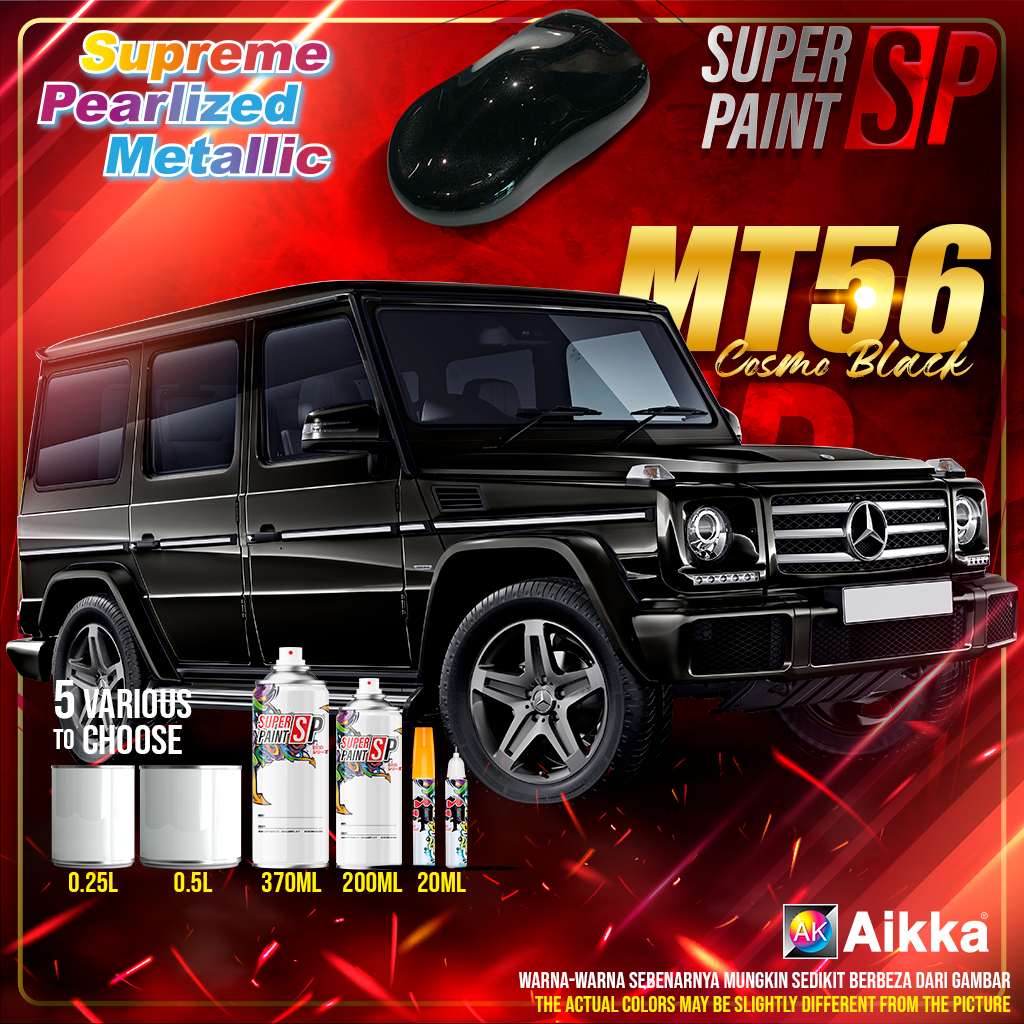 AIKKA MT56 Cosmo Black | Supreme Pearlized Metallic Series | Automotive ...