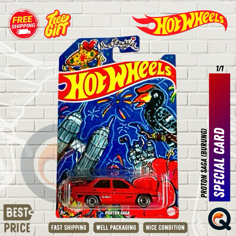 🔥[READY STOCK]🔥 PROTON SAGA HXN11-NK910 HOTWHEELS (Saga Burung) SPECIAL ...