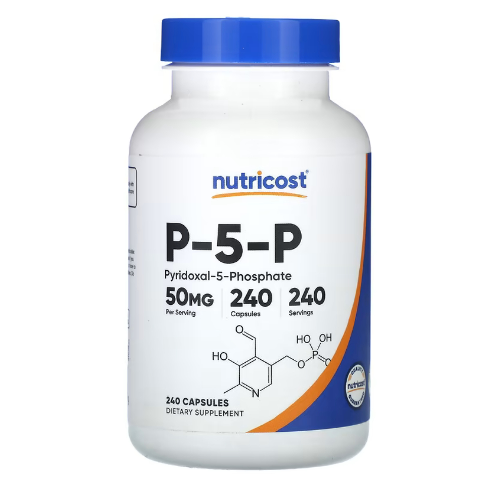 P-5-P, 50 mg , 240 Capsules | P-5-P, 100 mg, 240 Capsules, P5P, 100% ...