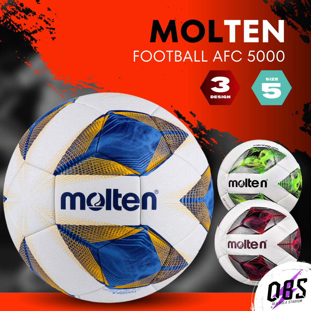 Molten AFC 5000 Premium FootBall Match Ball Bola Sepak Size 5 Soccer | Shopee Malaysia