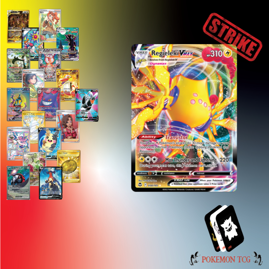 Regieleki Vmax 058/195 Silver Tempest PTCG | Shopee Malaysia