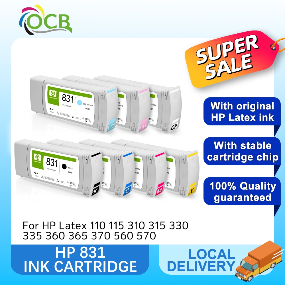 HP 831 Ink Cartridge With Latex Ink For HP Latex 110 115 310 315 330 ...