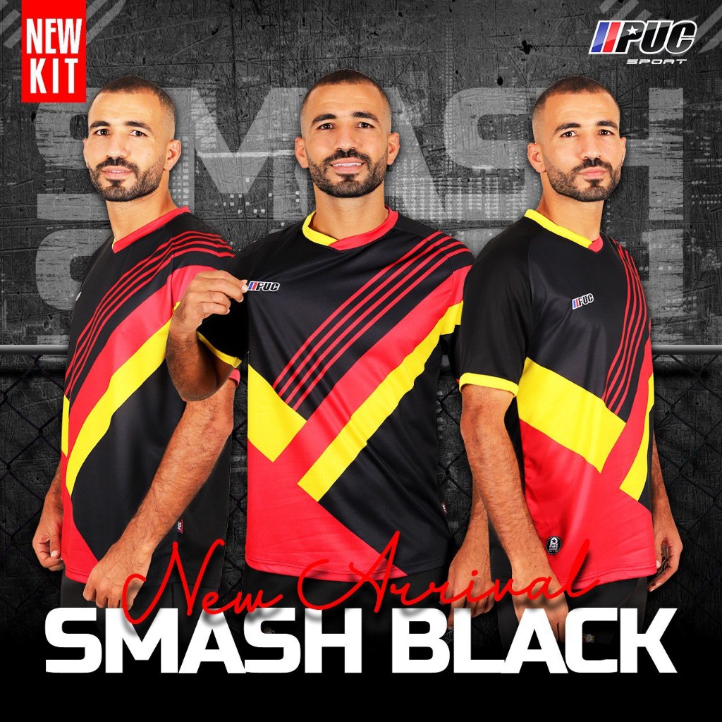 NEW ARRIVAL PUC SPORT | JERSI PUC SPORT SMASH BLACK| JERSI BOLA SEPAK ...