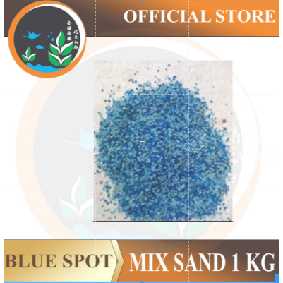BLUE GREEN SPOT MIX SAND-1 KG | Shopee Malaysia
