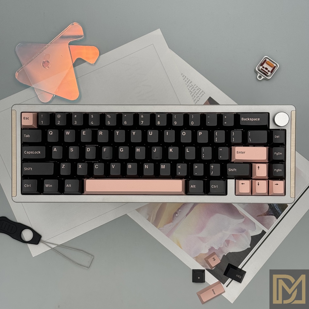 [LOCAL STOCK] Olivia Keycap Dark PBT Cherry Profile Double Shot Keycaps ...