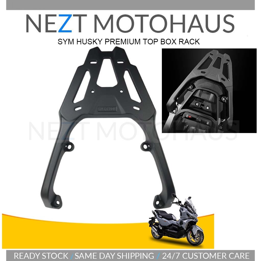 SYM HUSKY PREMIUM TOP BOX RACK READY STOCK MY ADD ON BOX | Shopee Malaysia